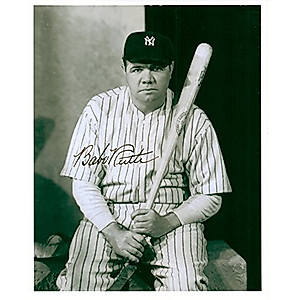 Kirkland Babe Ruth 8 X 10 Autograph Photo on Glossy Photo Paper