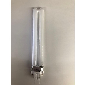 (case of 10) GE 97572 Ecolus Biax T4, F13BX/SPX50, 2 Pin GX23 Base, 5000K Color Temp, 13 watt, 784 lumen, plug-in compact fluorescent light bulb