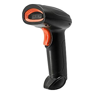 Barcode Scanner, Bluetooth Barcode Scanner Qr Code Scanner with USB Interface Design for Supermarket Cash Register Mobile Payment Warehouse Inventory (USB&2.4G Connect)