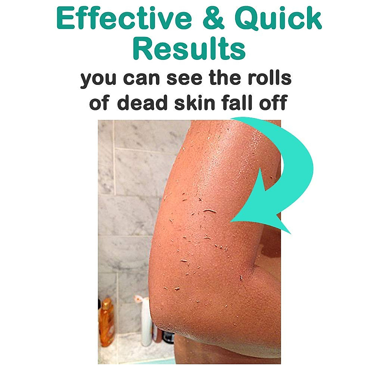 Elbahya Exfoliating Mitt Body Kessa Hammam - Body Tool Remover of Dead & Dry Skin or Keratosis Pilaris, Made of 100% Viscose Fiber (Red Pack of 1)