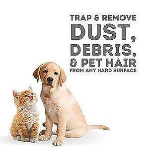 Quick Shine Sustainable Hard Surface Floor Mop Kit with 3 Reusable Pads & 1 Safer Choice Floor Finish Cleaner 16oz | Use Wet + Dry | Squirt, Spread, Done | Hardwood, Luxury Vinyl Plank, Laminate