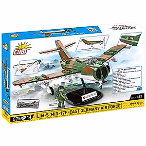 Cobi toys 588 Pcs Cold War /5825/ Mig-17F (LIM-5) East Germany Air Force
