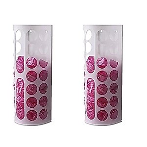 Ikea VARIERA Plastic Bag Dispenser, White (2pc)