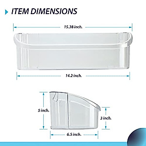 CarterTM Refrigerator Door Bin Replacement Part 240356402 - Compatible with Frigidaire, Crosley, Gibson, Westinghouse and Kelvinator