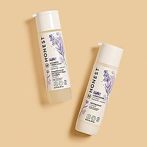The Honest Company Silicone-Free Conditioner & 2-in-1 Cleansing Shampoo + Body Wash Duo | Gentle for Baby | Naturally Derived | Lavender Calm, 20 fl oz