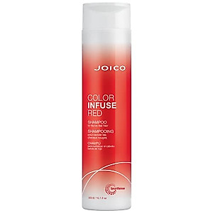 Joico Red Shampoo - Refresh Red Tones, Boost Color Vibrancy & Shine - With Rosehip Oil & Green Tea Extract - 10.1 Fl Oz