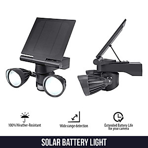 Wasserstein Blink Floodlight & Solar Panel Charger, Motion-Activated for Blink Outdoor & Blink XT2/XT Only