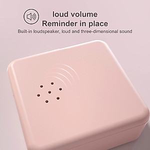 Digital Kitchen Timer, Large Font, Loud Alarm Reminder Pocket Timer for Study, Cooking, Work Out, Gaming, Bathing Blue Single