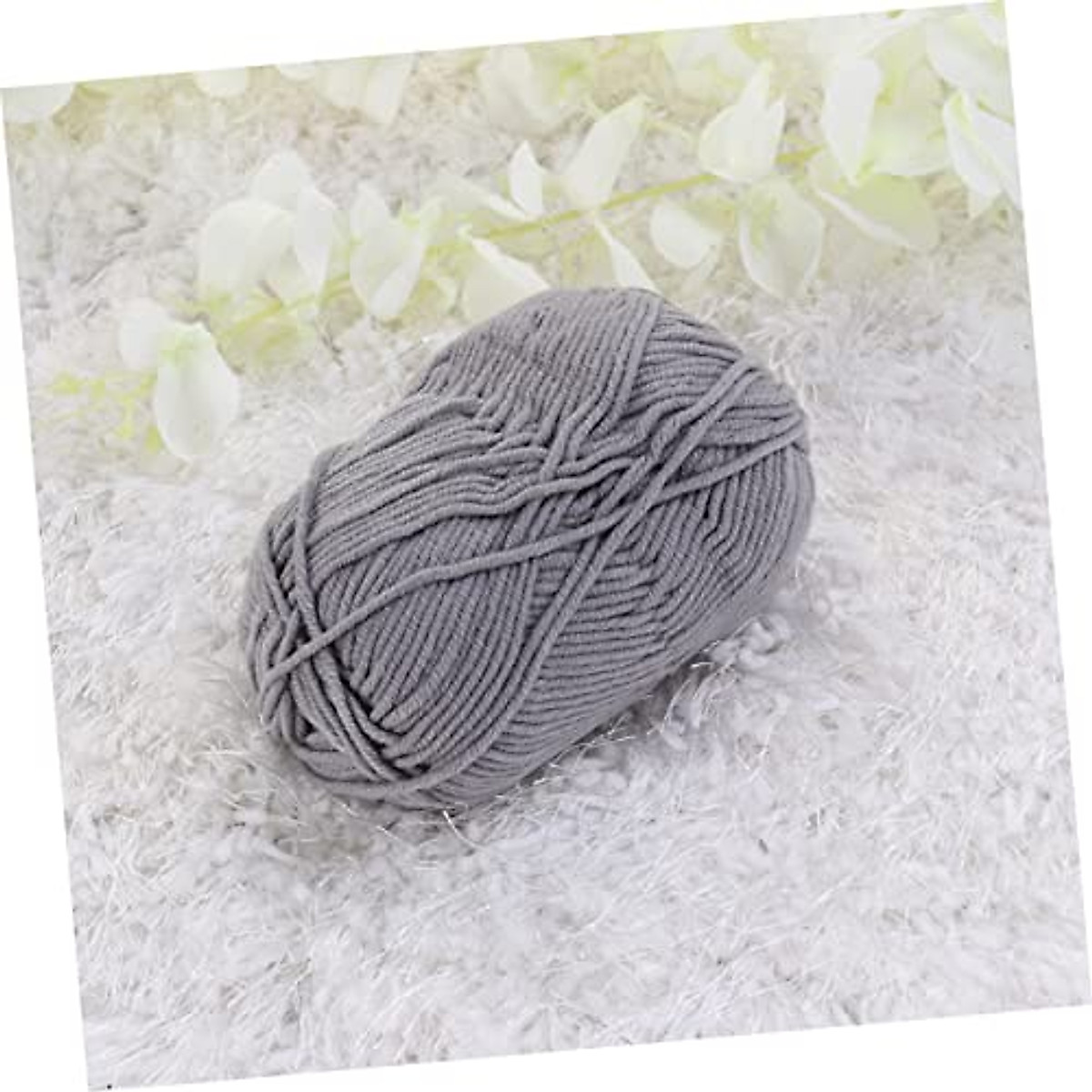 Fuzzy Yarn Cotton Line Blanket Yarn White Yarn Simple Doll Frosting Suite Dark Grey Knitting Yarn Cone Yarn Kit Fuzzy Yarn Knitting Yarn Cotton Yarn Acrylic Yarn Simply Soft Yarn
