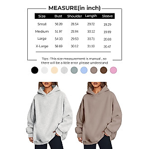 Trendy Queen Womens Hoodies Preppy Clothes Oversized Sweatshirts Teen Girls Casual Pullover Cute Fall Winter Outfits 2024 Pink