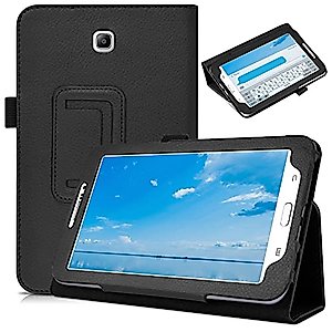 DETUOSI Slim Case for Samsung Galaxy Tab 3 7.0" 2013 (SM-T210/T215/P3200), Ultra Thin Lightweight Folio Folding PU Leather Full-Body Protective Tablet Book Cover + Multi-Angle Stand + Magnetic Closure