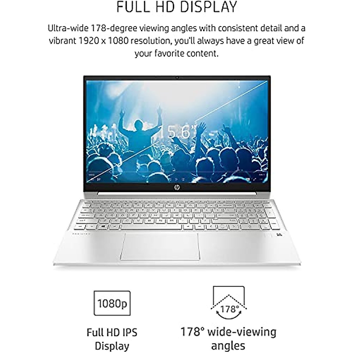 HP Pavilion 15T-EG00 Laptop 2022 15.6” FHD 1920 x 1080 Display Intel Core i7-1165G7, 4-core, Intel Iris Xe Graphics, 32GB DDR4, 1TB SSD, Wi-Fi 6, Bluetooth 5.2, 720p HD Camera, Windows 11 Home