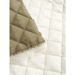 Quilted Polyester Batting Fabric - Black - 58"/60" Width Sold by The Yard