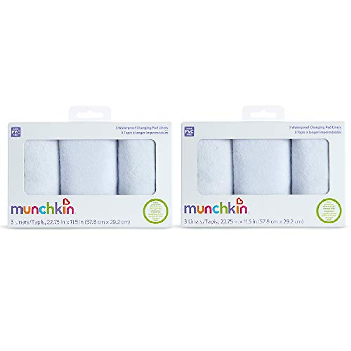 Munchkin® Waterproof Changing Pad Liners, 6 Count