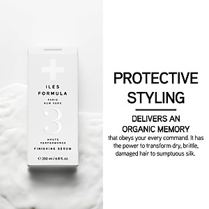 ILES FORMULA Haute Performance Finishing Serum – Style & Smooth Without Weighting Hair Down, Protects Hair from Heat, Humidity, UV Rays + Color Fade - 6.8 Fl Oz (200 ML)
