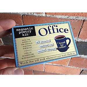 Magnetic Poetry - Office Kit - Words for Refrigerator - Write Poems and Letters on the Fridge - Made in the USA