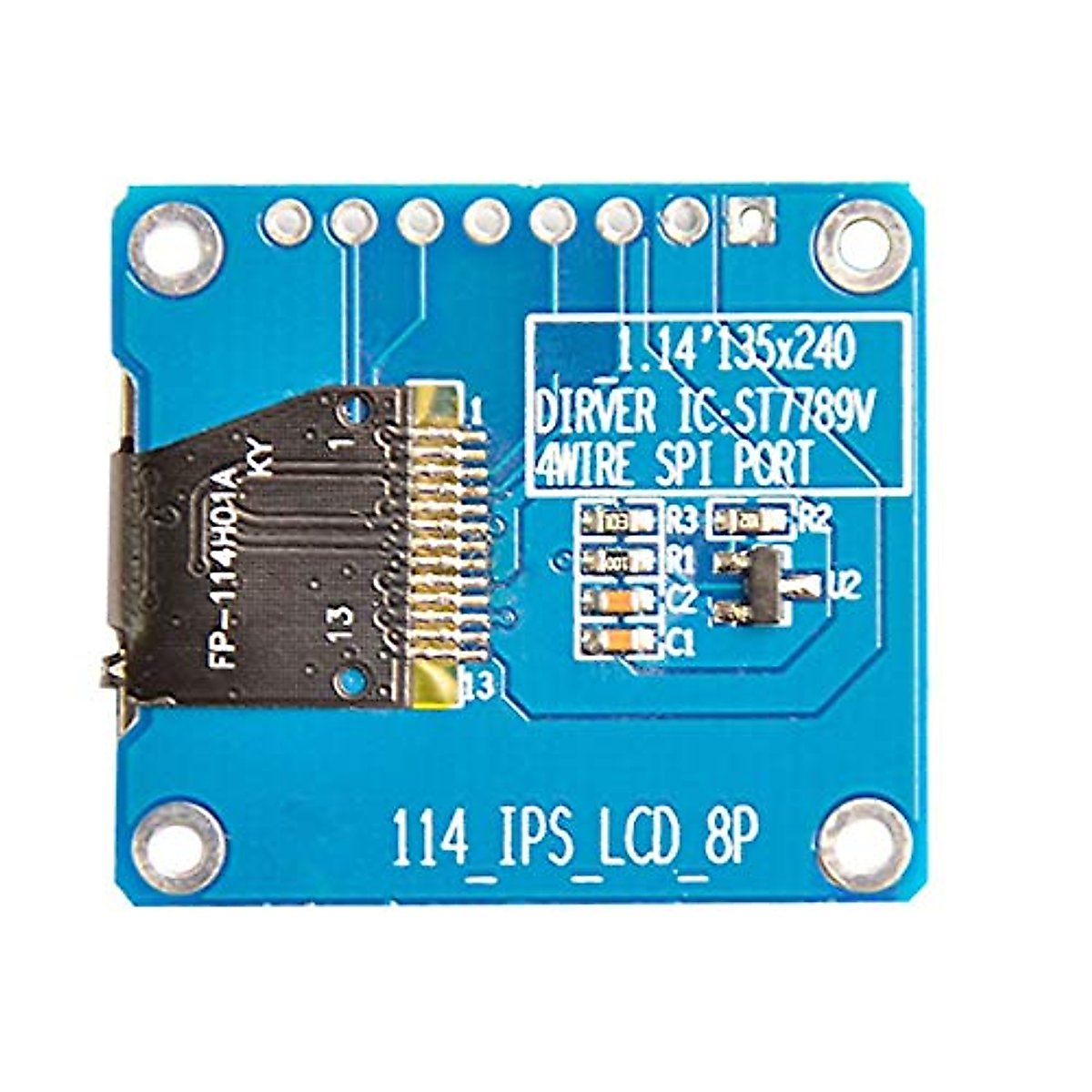 Taidacent HD Color Screen Generator Monitor St7789 Amoled IPS LCD SPI IPS Screen 8 Pins Small Tiny 135 * 240 1.14 Inch
