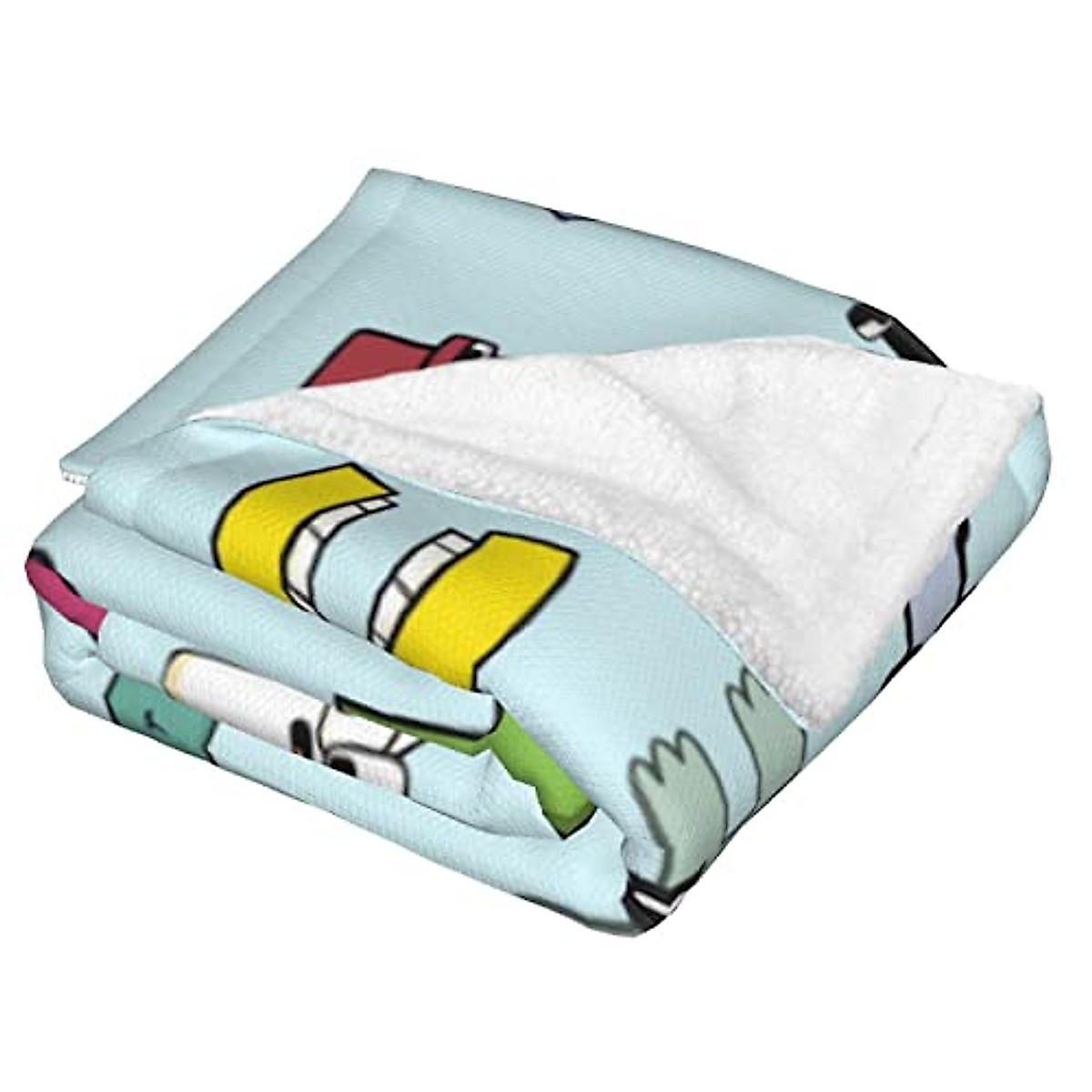 Throw Blanket Flannel Blankets for Bedding Couch Sofa Living Room Throws All Season (A,50"X40")