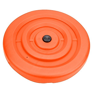 Sorbus Disc Seat Swing - Kids Monkey Rope Tree Zip Line Swings for Play Set, Tree, Outdoor Backyard, Playground Fun, Orange