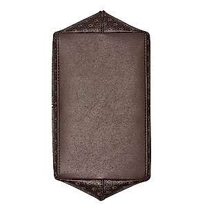 Calvin Klein Women's Granite Crossbody Bag – Vegan Leather, 2 Pockets, Brown/Khaki/Black, One Size