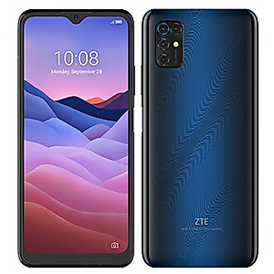 ZTE Blade V2020 Smart 4G LTE Volte GSM Unlocked 128GB 48MP Quad Camera 6.82" 8010 Octa Core Android 10 Works Worldwide (Not for Verizon/Boost) (Blue, 128GB)