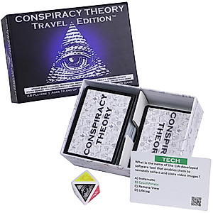 Neddy Games Conspiracy Theory Trivia Board Game - Travel Edition/Expansion Pack