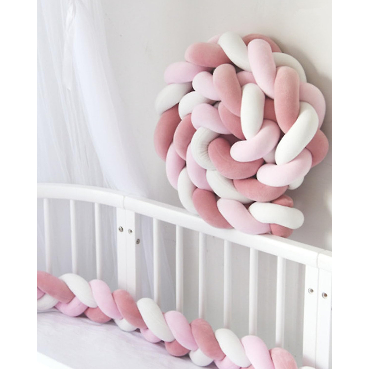 Velvet Chunky Yarn Bulky Giant Arm Knitting Yarn, Super Soft Tubular Weight Jumbo Yarn,DIY Crochet Hand Knitting Thick Yarn for Blanket,Pet Bed, Rugs Pillow,Handbag(2.2lb-Pink)