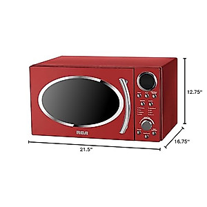 FRIGIDAIRE EMW987RED RCA RMW987-RED 0.9 cu. ft Microwave, Retro Red