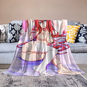 Highschool_dxd-013Anime Blanket Super Soft Throw Blanket Warm Bed Blanket for Couch Sofa Living Room Bedroom