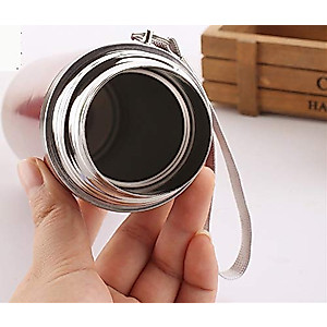 Thermoses for hot food mug an vacuum coffee bottle cold hot water insulated flask。Thermoses for hot drinks stainless steel thermo tea container (500 ml, Cat Pink)