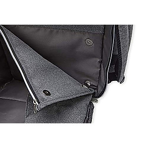 Baby Brezza Ultimate Changing Station Baby Diaper Bag Backpack - Extra Large Capacity Design with 17 Pockets, Perfect for 1 Baby or Twins, Grey