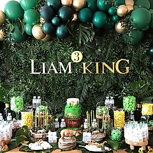 PartyWoo Black Gold and Green Balloons, 60 Pcs 12 Inch Green Balloons, Black Balloons and Gold Balloons, Green Gold Black Balloons for Black Party Decorations, Green Birthday Decorations