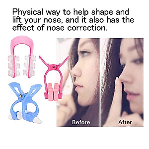 3pcs Nose Shaper for Women, Nose Lifter Clips for Wide Noses, Nose Shaper Massager Clip + Straightening Beauty Clip + Nose Up Clip Correction Set New