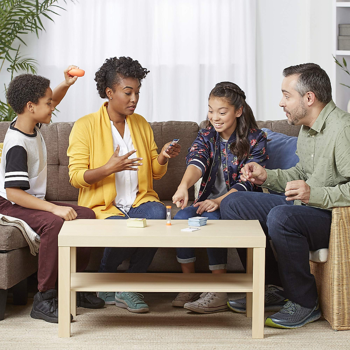 Hasbro Gaming Taboo Kids vs. Parents Family Board Game Ages 8 and Up