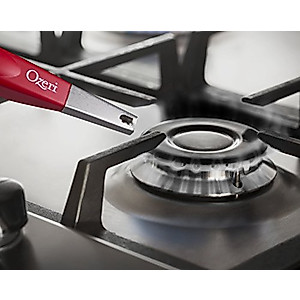Ozeri Piezoelectric Stove Lighter, Flameless, Red