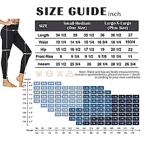 High Waisted Leggings for Women-Womens Black Seamless Workout Leggings Running Tummy Control Yoga Pants(S-M)