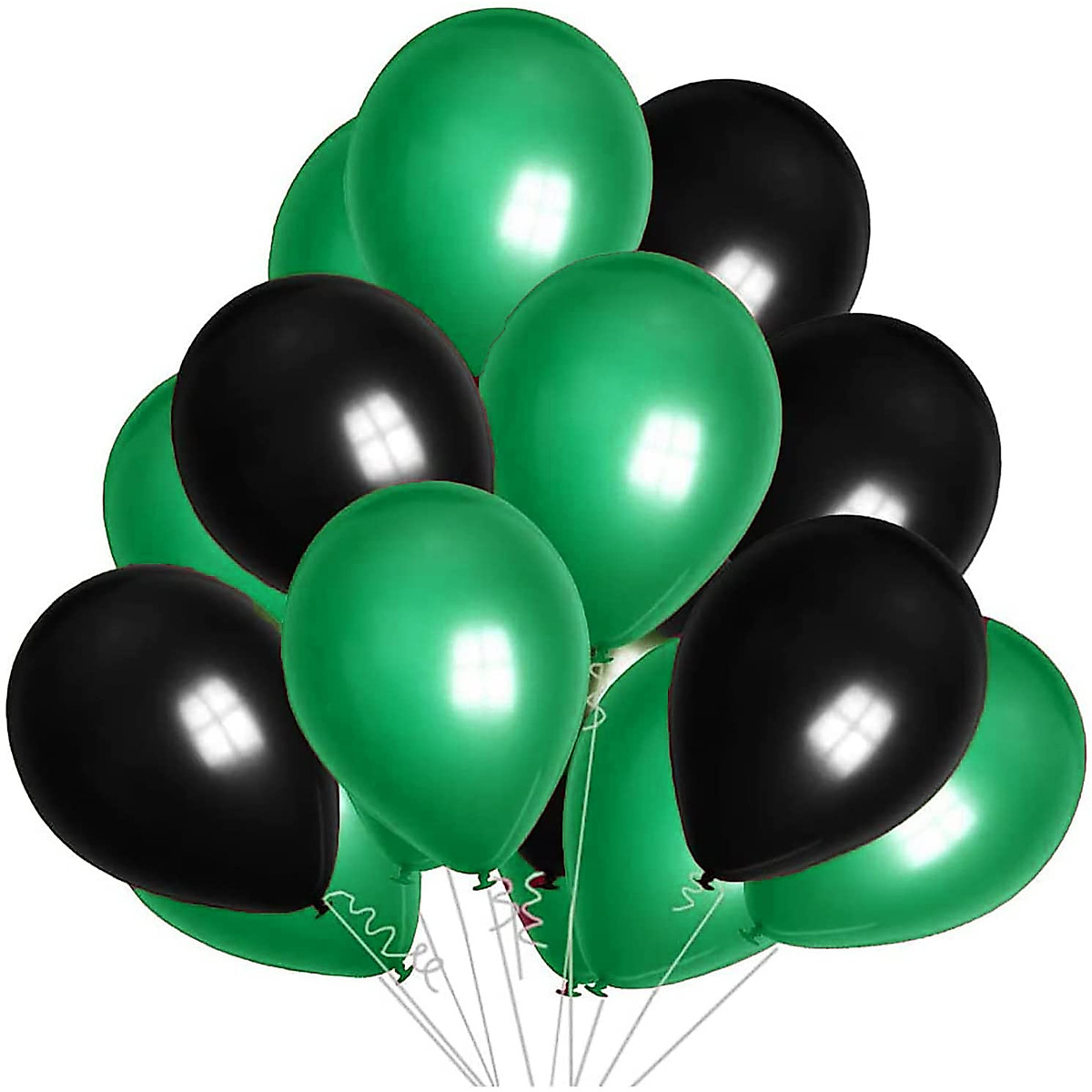 Graduation Decorations Green Black 2024/Black Green Balloons 30Pcs Green Graduation Party Decorations 2024 /Green Black Graduation Party Decorations