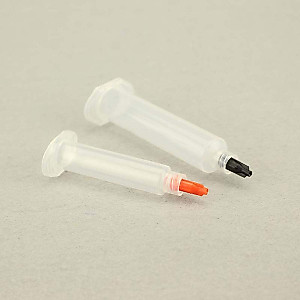 E-outstanding 200-Pack 17mm Industrial Dispensing Needle Tips Cap with Luer Lock for Storing Glue and Adhesives, Black