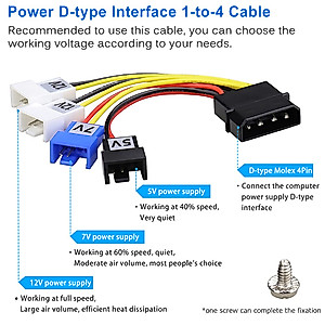GDSTIME Graphic Card Fans, Graphics Card Cooler, Video Card Cooler, PCI Slot Dual 90mm 92mm Fans, VGA Cooler