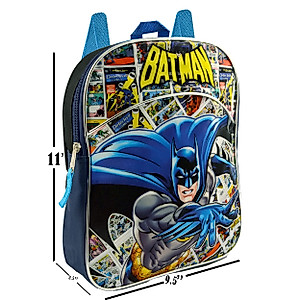 FF Batman 11" Mini Backpack, Black, One_Size (BAMIN)