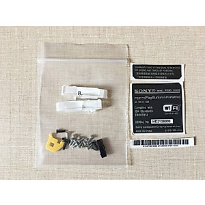 Gametown New Replacement PSP 1000 Full Housing Shell Cover with Buttons Screws Set -White.