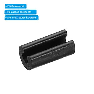 PATIKIL Kitchen Sink Rack Feet, 30 Pack 4.8mm ID x 9.5mm OD Plastic Sink Protective Replacement Feet Wire Bumpers Protector for Kitchen Sink Grid, Black