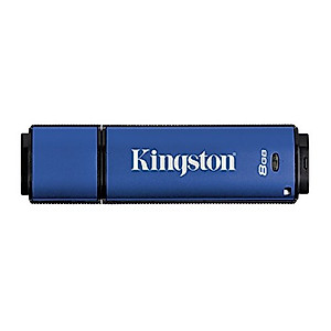 Kingston Digital 8GB Data Traveler AES Encrypted Vault Privacy 256Bit 3.0 USB Flash Drive (DTVP30/8GB)