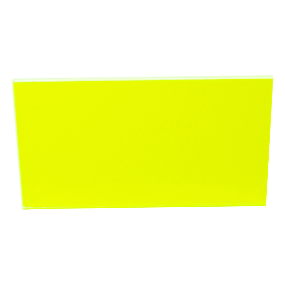 Falken Design Corporation FLUOR-GN9093-1-8/2424 Plastic Acrylic Plexiglas Lucite Acrylic Fluorescent Green Sheet, Transparent 92%, 24" x 24", 1/8" Thick