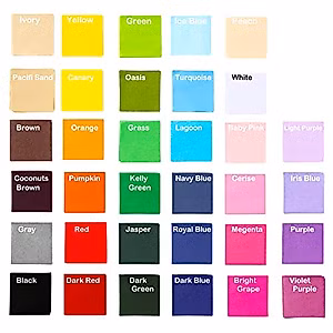 Exquiss 3400 Sheets Tissue Paper Squares 2 inch Bulk 34 Colors for Art Paper Craft Scrunch Art Kids Craft DIY Craft Tracing Scrapbooking Embellishments Rainbow School Supplies(2 x 2 inch)