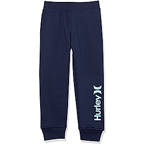 Hurley Baby Boys' Hoodie and Joggers 2-Piece Set, Midnight Navy/Shark, 3T