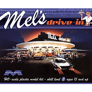 Moebius 1:87 Scale Mels Drive-in Model Kit