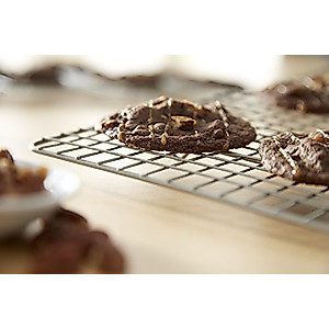 USA Pan Half Sheet Bakeable Cooling Rack, Steel Nonstick Wire