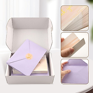 IM-MISE 48-Pack Thank You Cards for Baby Shower | Wedding | Bridal Shower | Business, Blank Notes with Envelopes & Stickers, Gold Foil Watercolor Thank You Greeting Cards