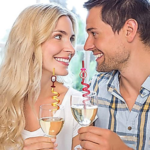 24 Bachelorette Party Favors Bride Shower Drinking Straws for Bachelorette Party Supplies with 2 PCS Straws Cleaning Brush